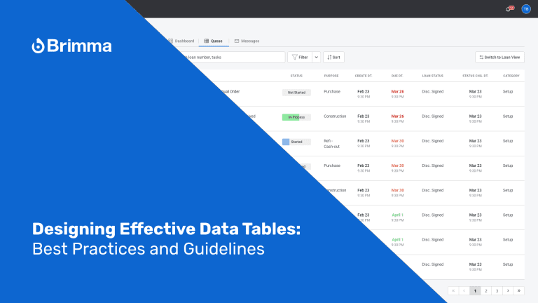 Data Tables: Tips for Design and Interaction | Brimma Tech
